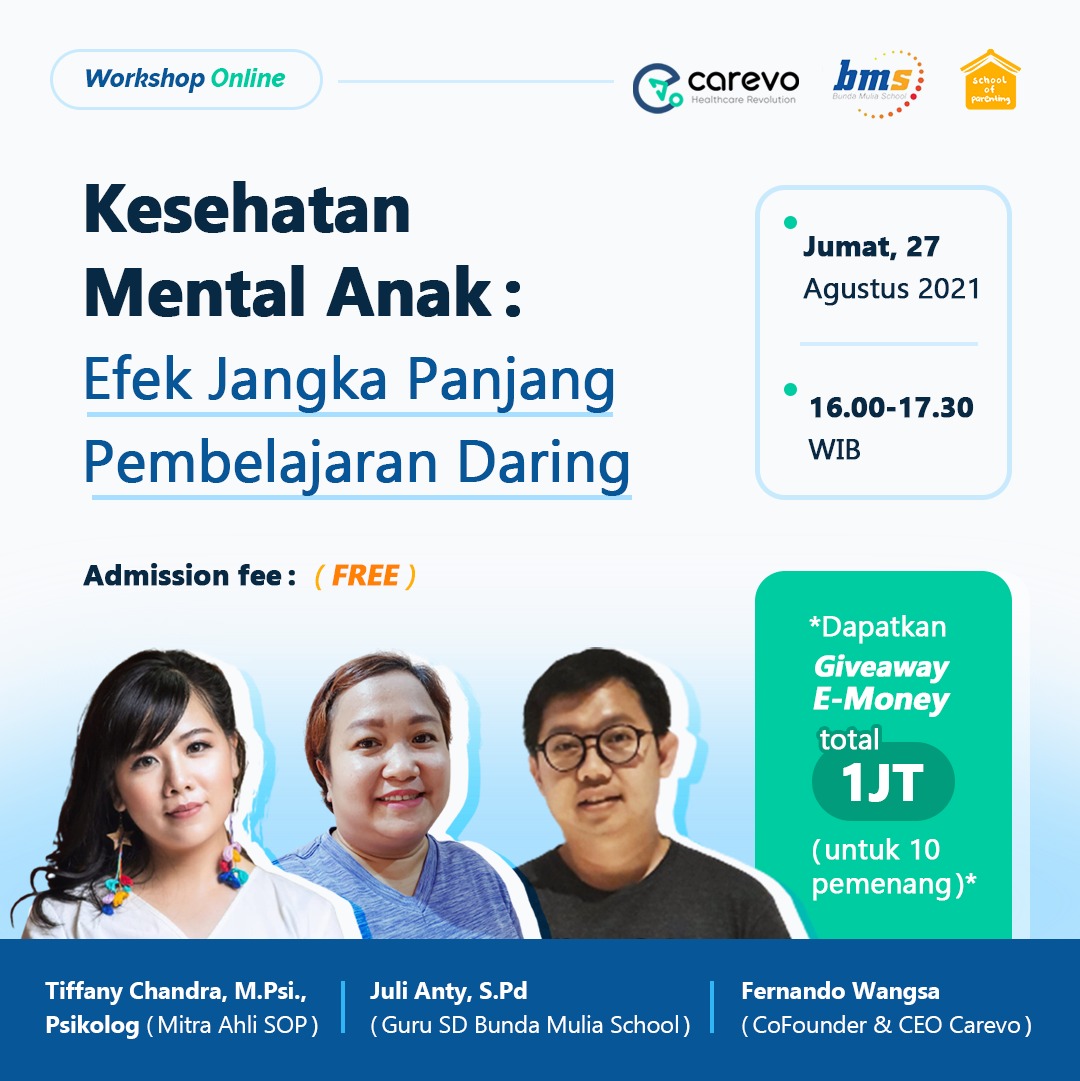 School of Parenting | Kesehatan Mental Anak: Efek Jangka Panjang Pembelajaran Daring